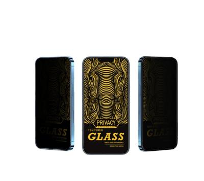 China ODM 9H Privacy Anti Spy Tempered Glass Screen Protector AB Glue for sale