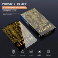 China ODM 9H Privacy Anti Spy Tempered Glass Screen Protector AB Glue for sale