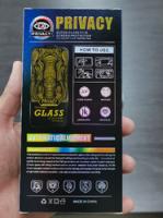 China ODM 9H Privacy Anti Spy Tempered Glass Screen Protector AB Glue for sale
