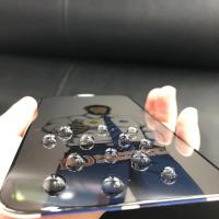 China Anti Dust 9H Privacy Screen Protector Tempered Glass Blue Gorilla for sale