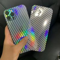 China PVC TPU Screen Protector Gradient Carbon Fiber Mobile Phone Protection Sticker for sale