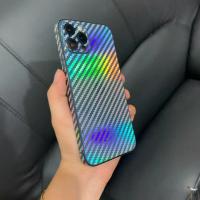 China PVC TPU Screen Protector Gradient Carbon Fiber Mobile Phone Protection Sticker for sale