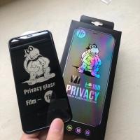 China 18D Anti broken edge protective  screen tempered glass for iphone 12 Dust - proof privacy glass for sale