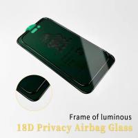 China 18D Turtle glass  Anti-SPY Airbag screen protector for iPhone 14 pro max OPPO RENO 8 PRO VIVO X80 PRO for sale