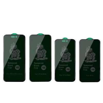 China 18D tortoise peep-proof privacy screen protector for iPhone 14pro for sale