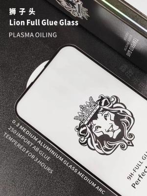 China Anti Glare Clear HD Black Tempered Glass Screen Protector For Mobile Phone for sale