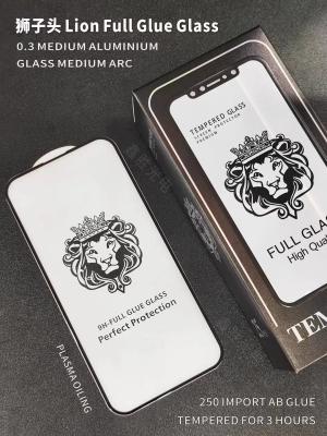China Tempered Glass Black White Mobile Screen Protector With Scratch Resistance for sale