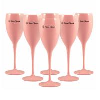China Eco - Friendly Clicquot Champagne Glasses Reusable Shatterproof Recyclable Veuve for sale