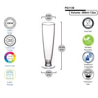 China Shatterproof Reusable Sling Plastic Martini Glass Juice Cup 350ml 12oz for sale