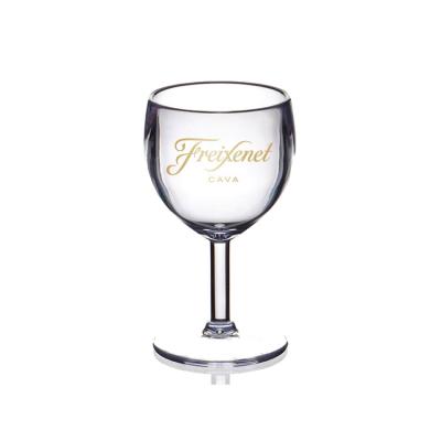 China Reusable Plastic Gin Balloon Glasses 240ml 8oz Plastic Martini Cups for sale