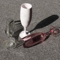 China Premium Recyclable Plastic Champagne Glasses 180ml 6oz Unbreakable for sale