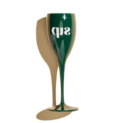 China Unbreakable Contemporary Plastic Champagne Flutes 130ml 4oz for sale
