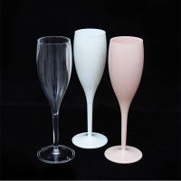 China Reusable Clear Plastic Champagne Glasses Dishwasher Safe for sale