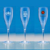 China Unbreakable Contemporary Plastic Champagne Flutes 130ml 4oz for sale
