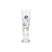 China Polycarbonate Pilsner Glass Footed 14oz 420ml Plastic Juice Glasses for sale