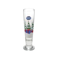 China Polycarbonate Pilsner Glass Footed 14oz 420ml Plastic Juice Glasses for sale