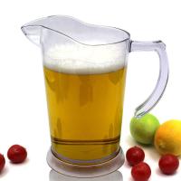China 1.4L Plastic Juice Pitcher Wine Decanter Large Beverage Carafe Water Pitcher for sale