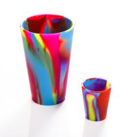 China Straight Up Custom Silipint Cups Outdoor Sili Pint Glass OEM ODM for sale