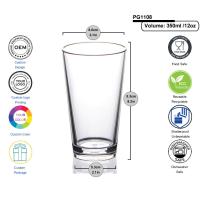 China Party Plastic Beer Glasses Pilsner Mugs Biodegradable OEM ODM for sale