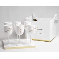 China 15.5oz Reusable Plastic Wine Glasses Dishwasher Safe FDA Black Moet Champagne Glass for sale
