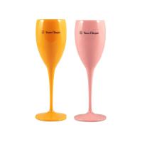 China Eco - Friendly Clicquot Champagne Glasses Reusable Shatterproof Recyclable Veuve for sale