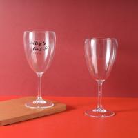 China Reusable Plastic Wine Champagne Glasses Transparent White And Red Color for sale
