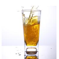 China Square PS Plastic Drinking Glass For Water And Juice 230ml for sale