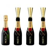 China FDA Gold Plated Moet Chandon Champagne Sipper Embossed Logo for sale