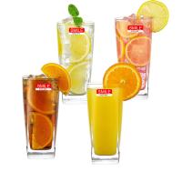 China Beer Cocktail Square Plastic Tumbler Glasses 8oz 12oz Food Grade for sale