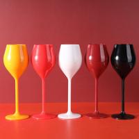 China Shatterproof Plastic Veuve Clicquot Champagne Flutes Acrylic Champagne Glasses for sale