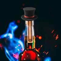 China Magic Hat Silicone Wine Stopper And Pourer Sparkling Champagne Soda Bottle Stopper for sale