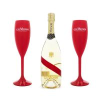 China Mumm Branded Wine Accessories Coloured Acrylic Polycarbonate Champagne Flutes for sale