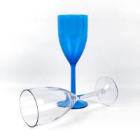 China Food Grade Plastic Champagne Flutes Solid Color Custmoized Color And Logo for sale