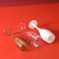 China 2.5oz Small SAN Plastic Biodegradable Champagne Flutes Glasses 70ml for sale