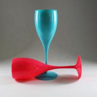 China 150ml 5oz Red Reusable Champagne Flute Customizable Color for sale