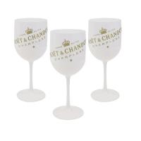 China Unbreakable Modern Black Plastic Wine Glasses 15.5oz 450ml Recyclable for sale