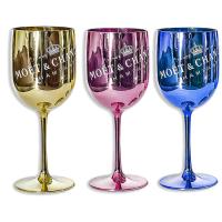 China 14oz Transparent Reusable Plastic Wine Glasses For Beach for sale