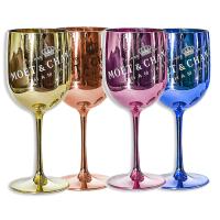 China 14oz Transparent Reusable Plastic Wine Glasses For Beach for sale