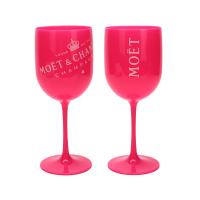 China Unbreakable Branded Moet Chandon Accessories Champagne Glasses With Moet Printing for sale