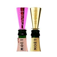 China Gold Pink Plating Moet Chandon Champagne Sipper For Mini Moet Champagne 175ml for sale