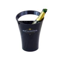 China Limited Edition Branded Wine Accessories Plastic Moet Chandon Cooler Party Champagne Bottle Bucket for sale