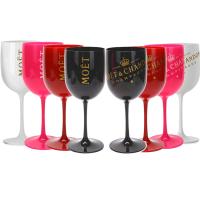 China Unbreakable Branded Moet Chandon Accessories Champagne Glasses With Moet Printing for sale