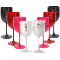 China 14oz Transparent Reusable Plastic Wine Glasses For Beach for sale