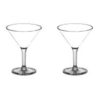 China Modern Recyclable Plastic Martini Glasses Clear Plastic Cocktail Glasses OEM ODM for sale