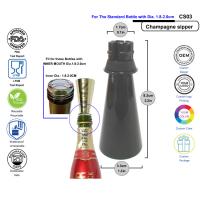 China Champagne Sipper Wine Promotion Gift Accessories Customized Logo for sale