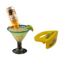 China Angled CoronaRita Bottle Holder For Corona Beer Mexican Margarita Beer Clip for sale