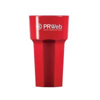 China Tall Hiball Polycarbonate Plastic Tumbler Glasses 14oz Red Black White for sale