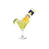 China FDA Branded Wine Accessories Yellow CoronaRita Drink Clips For Slanted Margarita Glasses for sale