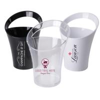 China 3L Moet Chandon Ice Bucket Luxery Plastic Champagne Wine Cooler Bucket for sale