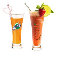 China Shatterproof Water Juice Plastic Beer Glasses Cold Soft Plastic Drink Glasses 320ml for sale